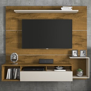 Painel Para Tv Até 65 Polegadas Trend 1 Porta Nobre/off White - Pnr ...