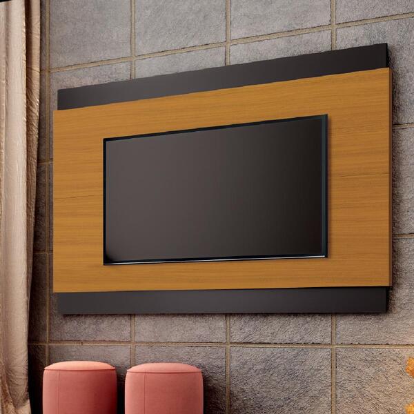 Painel Para Tv Até 75 Polegadas 2,0m Legacy Preto / Cedro | Leroy Merlin