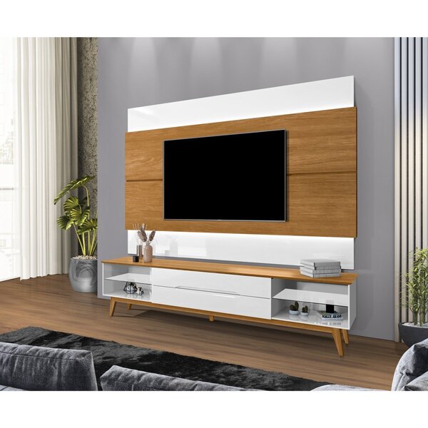 Painel Para Tv Até 79 Polegadas 218cm Wall Limit Tebarrot Branco/nature ...