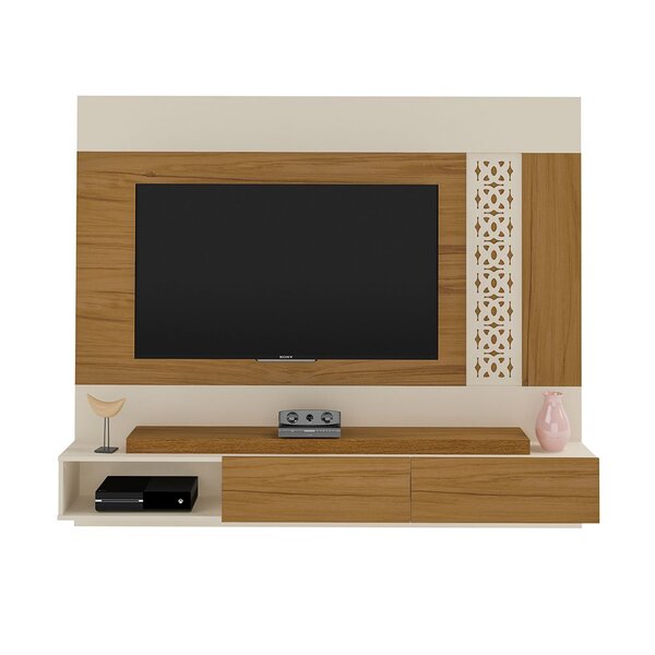 Painel Para Tv Até 55 Polegadas London Freijó E Off White 180 Cm ...