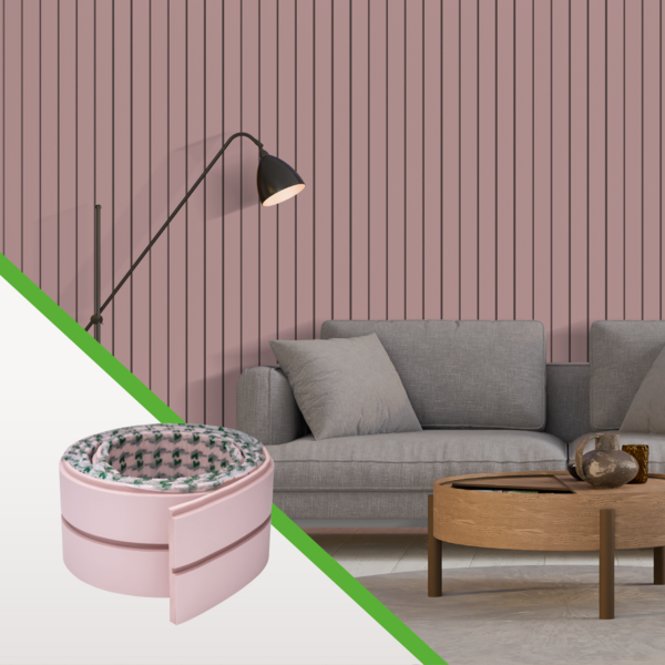 Painel Ripado Autocolante Papel De Parede Eva Pvc Laminado Linha Play+ ...