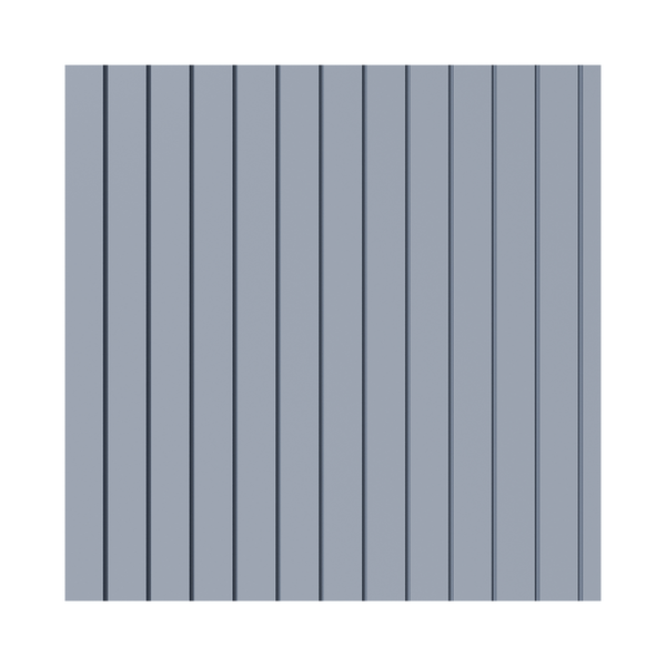 Painel Ripado Laminado Eva Autocolante 10cm Linha Play Plus Azul ...