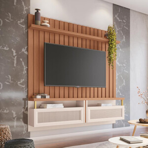 Painel Ripado Para Tv Até 70 Polegadas 2 Portas Átrio Hb Móveis | Leroy ...