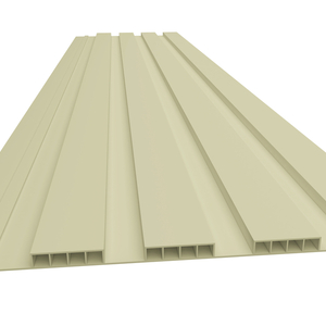 Painel Ripado Pvc 3d Relevo Barra 2,70x0,25 Creme Plasbil | Leroy Merlin