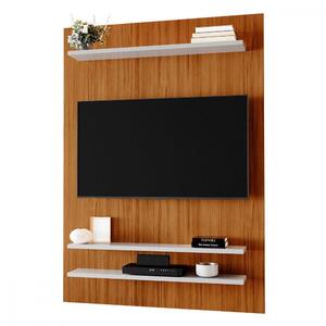 Painel Suspenso Para Tv De 50" Movvida Freijó Com Off White | Leroy Merlin