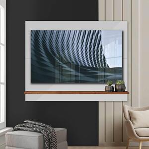 Painel Tv 55 Polegadas Branco Madeira Vênus Tebarrot | Leroy Merlin