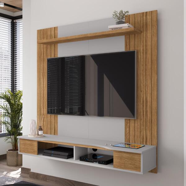 Painel Tv 55 Polegadas Tropical Cinamomo Off-white | Leroy Merlin