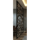 Painel Vazado Divisória Mdf Veneza Preto - 1 80x2 40m | Leroy Merlin