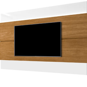 Painel Wall Limit 2.18 Branco/nature - Tebarrot Móveis | Leroy Merlin