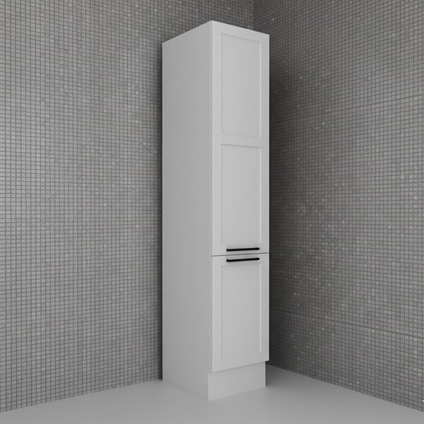Paneleiro Armário 2 Portas Almofada E Rodapé 40cm Tm4313 Mdf Grazi ...