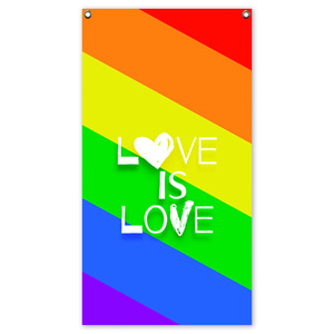 Panô Decorativo Love Is Love - Banner | Leroy Merlin