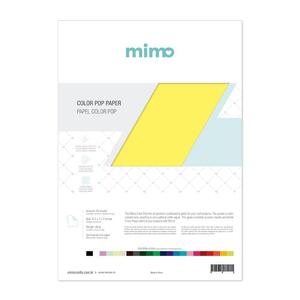 Papel Color Pop Amarelo Canarinho Mimo - A4 - 180 Gr - 25 Unds | Leroy ...