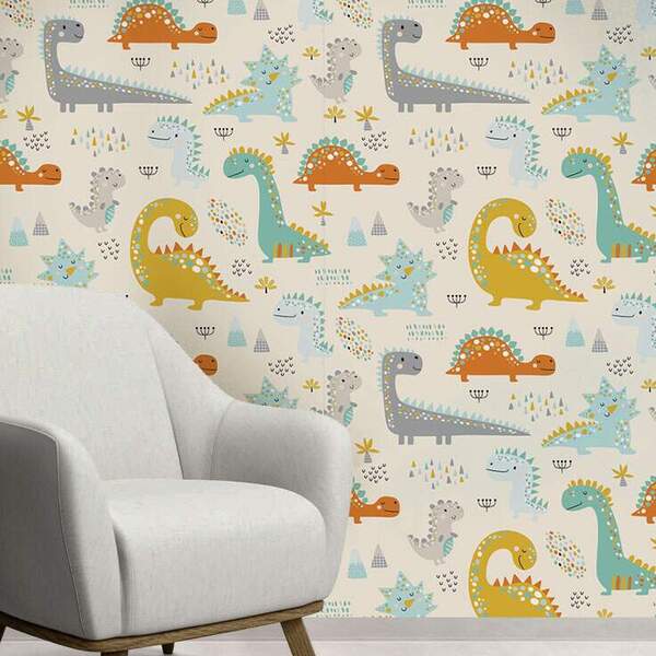 Papel De Parede Adesivo Infantil Mod 605 Vinílico 60x300cm | Leroy Merlin