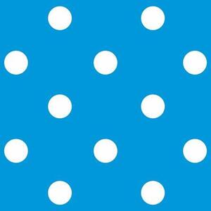 Papel De Parede Adesivo Poá Azul 758691 Rolo 0,58x3m | Leroy Merlin