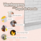 Papel De Parede Adesivo Ripado Liso Marrom Clarinho Sala 10m | Leroy Merlin