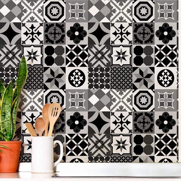 Papel De Parede - Azulejo - Modelo 22-60x300cm | Leroy Merlin