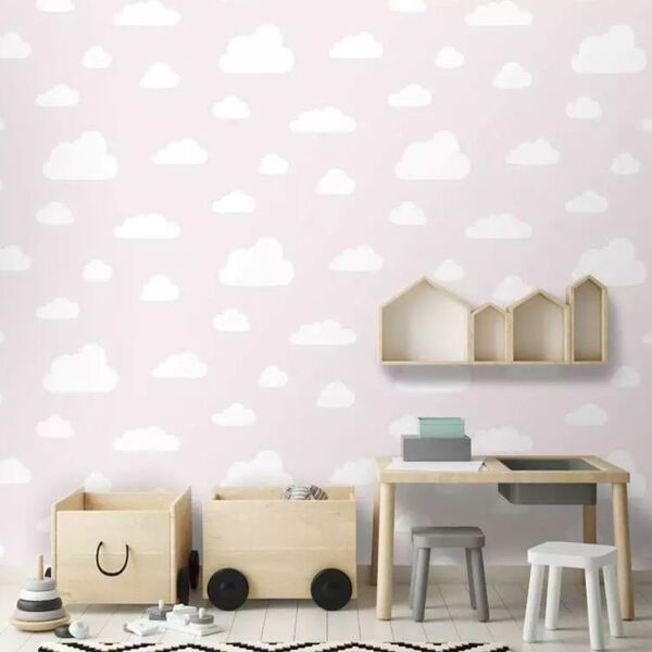 Papel De Parede Hf Petit Infantil Rosa 61803 | Leroy Merlin
