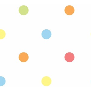 Papel De Parede Infantil Bolinha Coloridas Mod 3 - 2,50m | Leroy Merlin