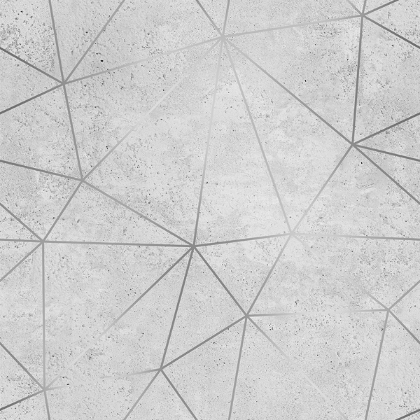 Papel De Parede Marmorzado Geométrico Cinza Prateado 3m | Leroy Merlin