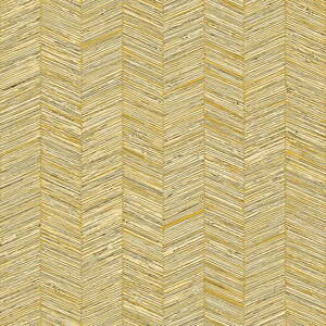 Papel De Parede Seven Chevron Dourado | Leroy Merlin