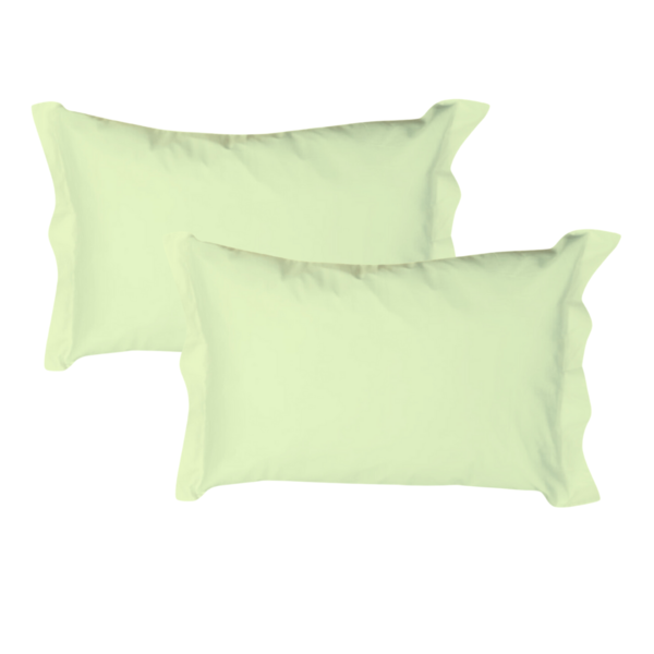 Par De Fronhas 2 Abas Percal 180 Fios 100% Algodão Padrão Hotel Verde ...