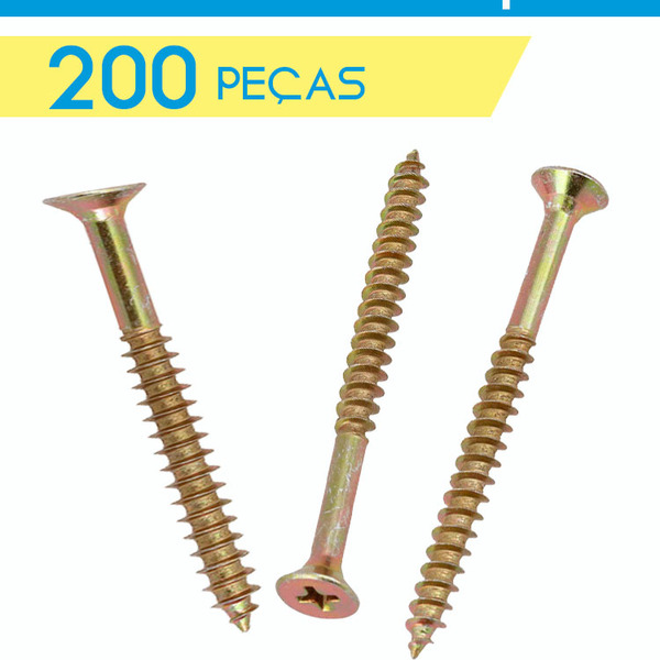 Parafuso Grande Madeira Philips 5x60 Mm Caixa 200 Peças | Leroy Merlin