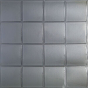 Pastilha Decorativa Adesiva Metro Subway Prata Infinito | Leroy Merlin