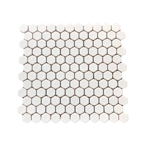 Pastilha Porcelana Hexagonal 2,5cm Cor: Ártico M-6249 - 1,43m² - Atlas ...