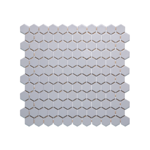 Pastilha Porcelana Hexagonal 2,5cm Cor: Inox M-12257 - 1,43m² - Atlas ...