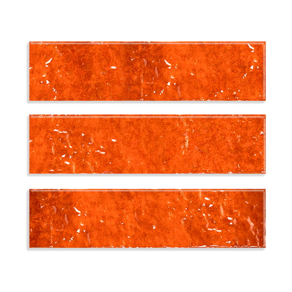 Pastilhas Cerâmicas Spiagge 6x24 Cm (arancione Bright) - Caixa | Leroy ...