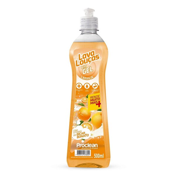 Pc Detergente Em Gel Laranja 500ml | Leroy Merlin