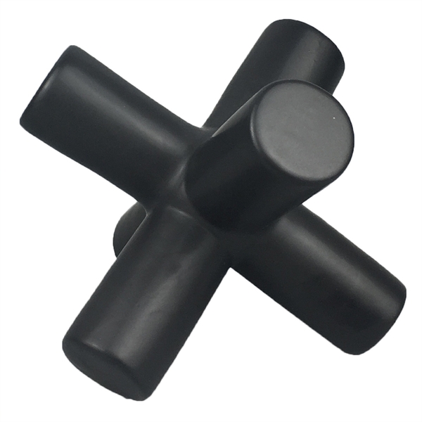 Peca Decorativa De Ceramica Preto Fosco 12cm X 12cm X 10cm | Leroy Merlin