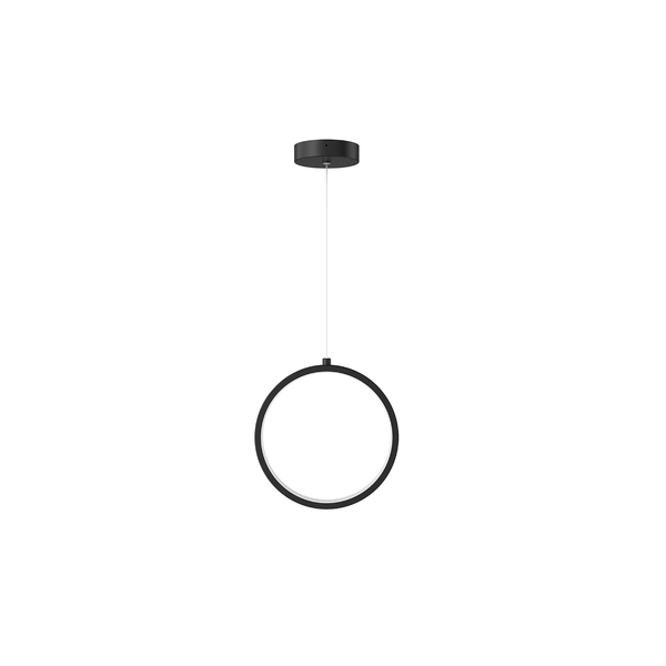 Pendente com LED Preto Redondo Inspire | Leroy Merlin