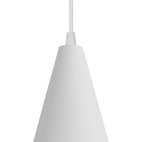 Pendente Cone - Branco Fosco / Bronze | Leroy Merlin