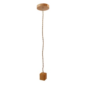 Pendente de Madeira IP20 Cube GMH | Leroy Merlin