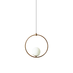 Pendente Drop Circulo Dourado | Leroy Merlin