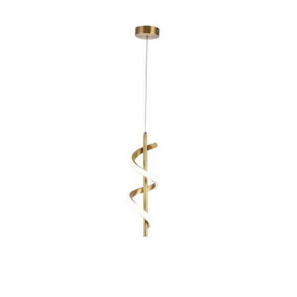Pendente Led Dourado 12w Ca019-do | Leroy Merlin