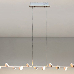 Pendente Moderno Branco 100cm Led 12w 3200k Bivolt | Leroy Merlin