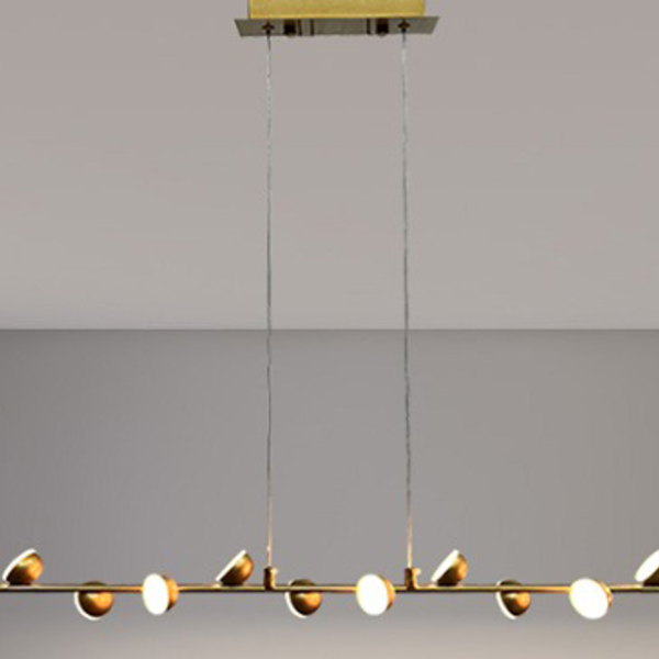 Pendente Moderno Dourado 100cm Led 12w 3200k Bivolt | Leroy Merlin