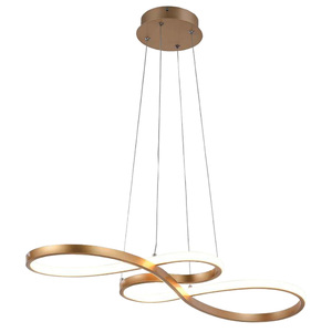 Pendente Moderno Dourado 100cm Led 52w Bivolt | Leroy Merlin