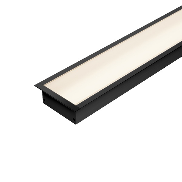 Perfil de LED Embutir Alumínio Preto 6cm x 2,3m Ledvance | Leroy Merlin