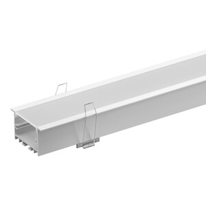 Perfil de LED 3x300cm de Embutir Branco com Disufor Luminatti | Leroy ...