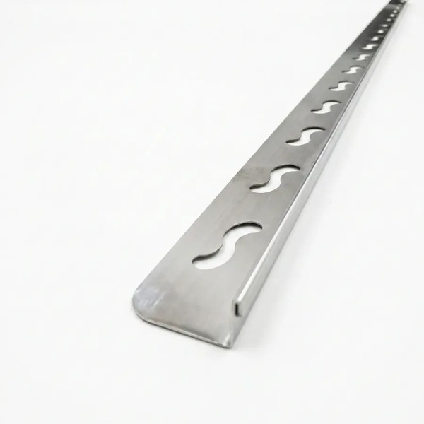 Perfil Filete Soleira Piso E Parede Inox Escovado 100 Metro | Leroy Merlin