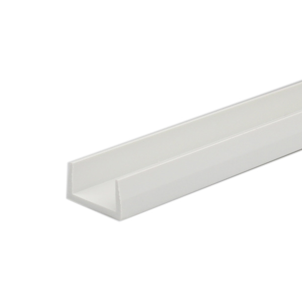 Perfil PVC U 1mx10x10x6mm Branco | Leroy Merlin
