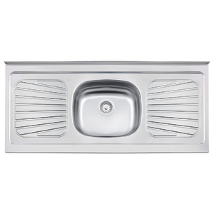 Pia de Cozinha Aço Inox 120cm Ghel Plus | Leroy Merlin