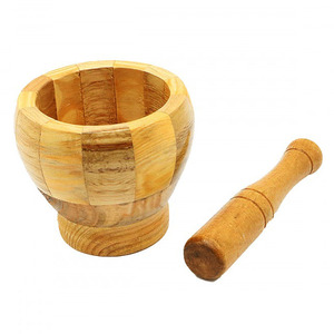 Pilão De Madeira Com Socador Pequeno Kehome | Leroy Merlin