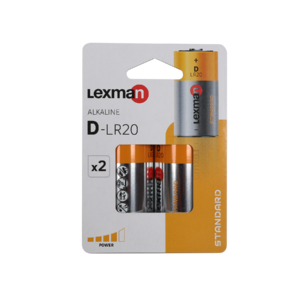 Pilha D Alcalina Lexman 2 Unidades | Leroy Merlin