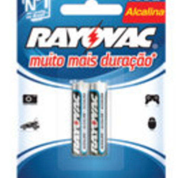 Pilha Rayovac Alcalina 20912 Aaa Palito 1,5v Com 02 | Leroy Merlin