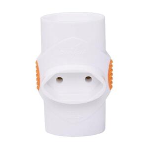 Pino Multiplicador Daneva 3 Saídas 2p 10a/250v Branco - Embalagem Com ...