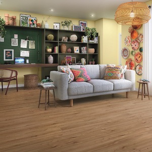 Piso Laminado Click New Evidence Legno Crema 135,7x29,2cm m² Eucafloor ...